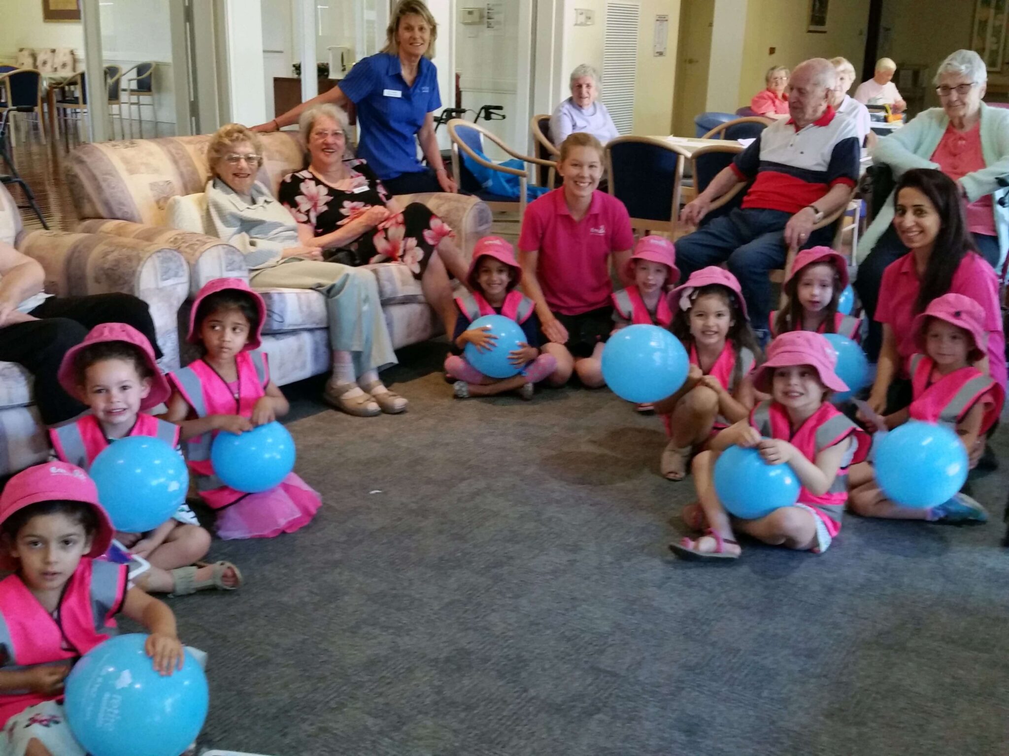 Pre-schoolers and seniors share fun times at Wisteria Grove ...